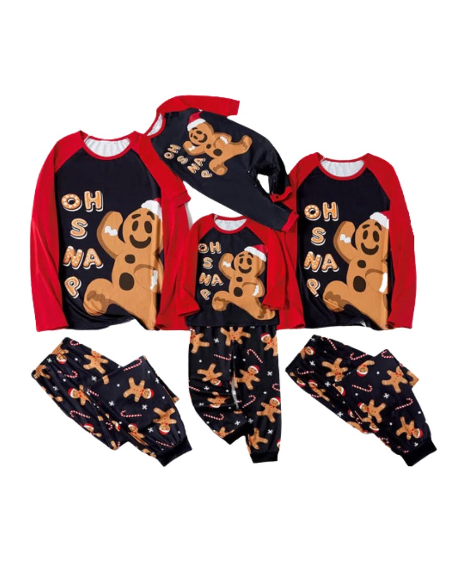 Gingerbread Christmas Pyjamas Sprinter - The Christmas Fabric